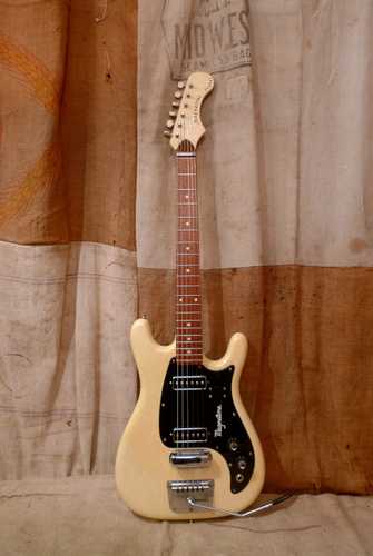 1965 Magnatone Zephyr White Sparkle > Guitars Electric Solid Body ...