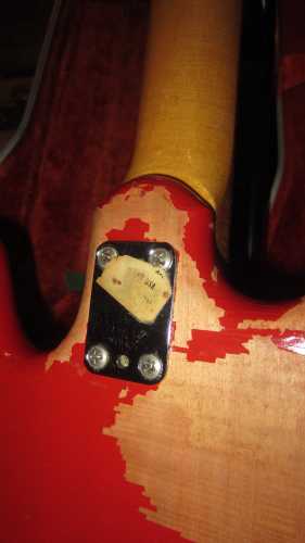 1965 Magnatone Zephyr X-5 Solidbody Electric Red > Guitars Electric ...