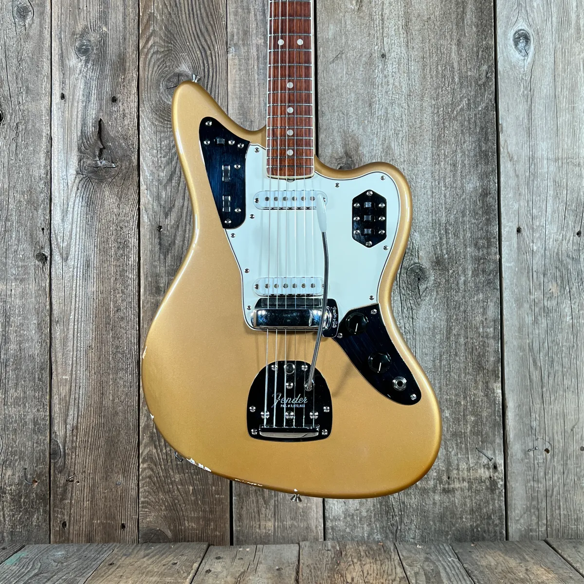 1966 Fender Jaguar Firemist Gold with Hang Tag, Dots & Binding Firemist ...