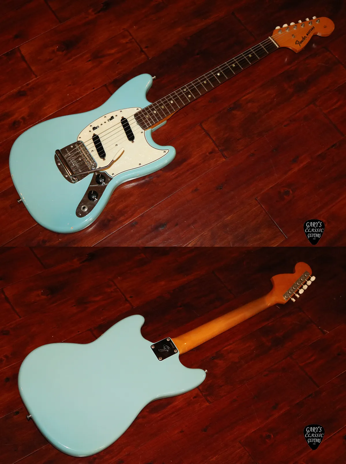1966 Fender Mustang Blue > Guitars Electric Solid Body | Gary's Classic ...