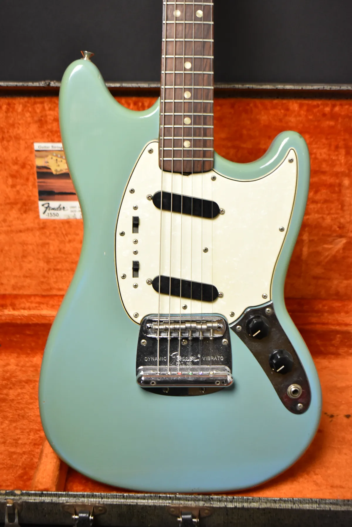1966 Fender Mustang Daphne Blue > Guitars Electric Solid Body ...