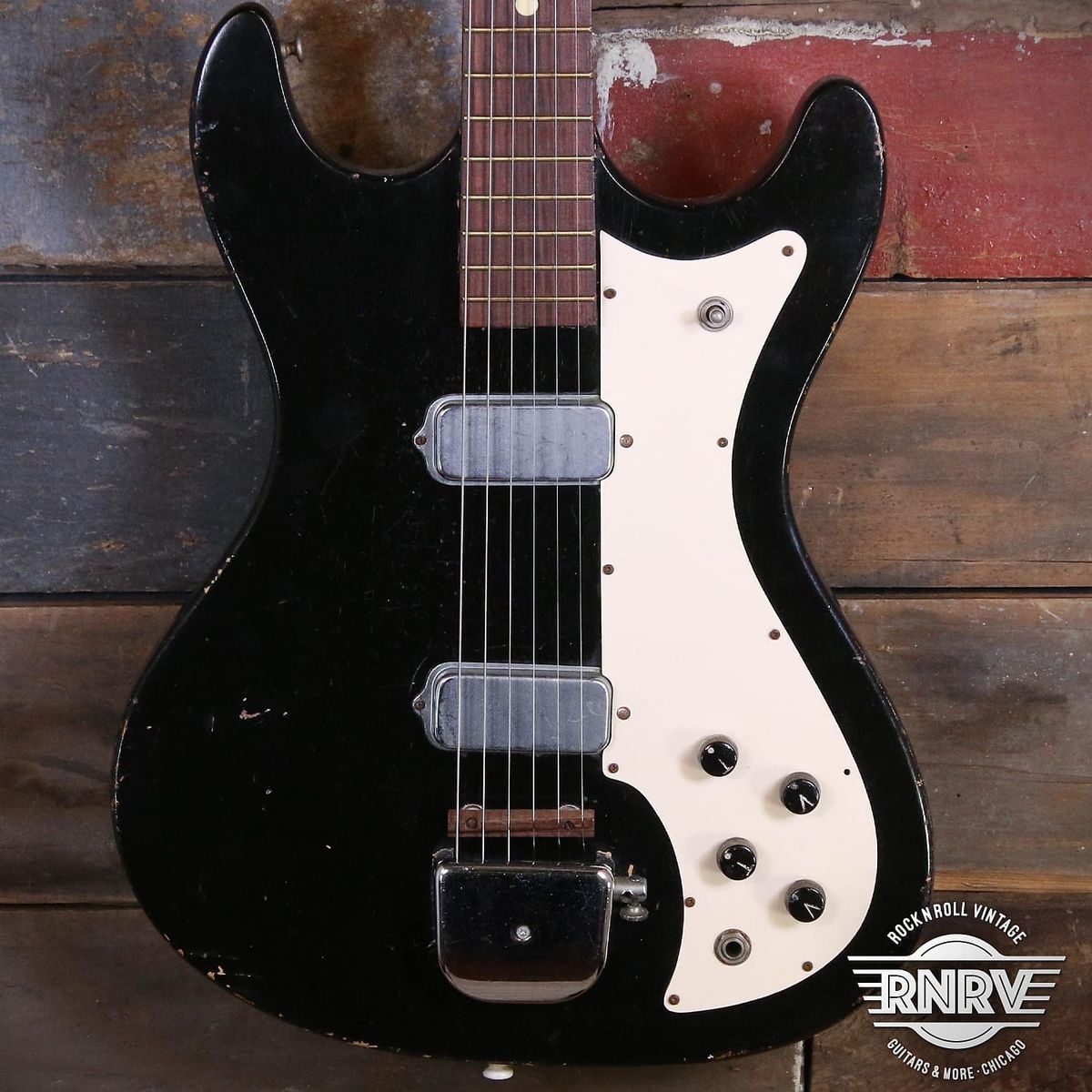 1966 Kay Truetone Vanguard Black > Guitars Electric Solid Body | Rock n ...