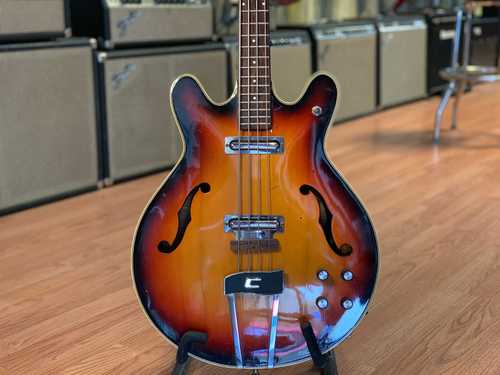 1967 Coral Danelectro Firefly bass sunburst > Guitars Bass | Coleman Music