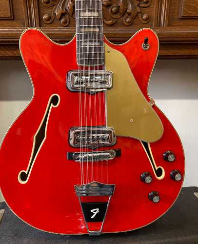1967 FENDER Coronado XII Cherry Red > Guitars Electric Semi-Hollow Body ...
