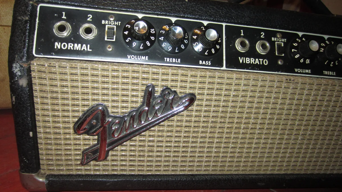 1967 Fender Dual Showman Amp Head Blackface > Amps & Preamps ...