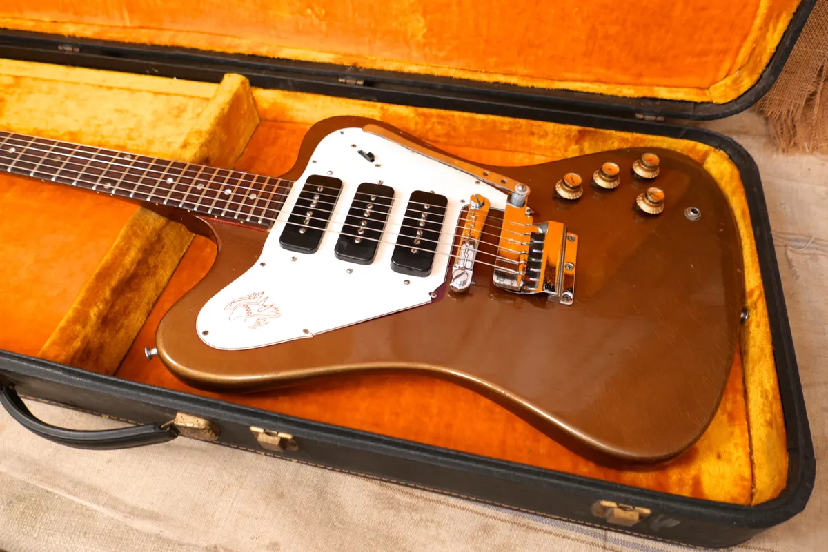 1967 Gibson Firebird III Sparkling Burgundy Metallic > Guitars Electric ...