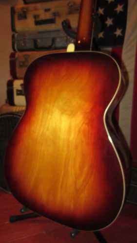 1967 Harmony H168 Small Bodied Flattop Acoustic Sunburst > Guitars ...