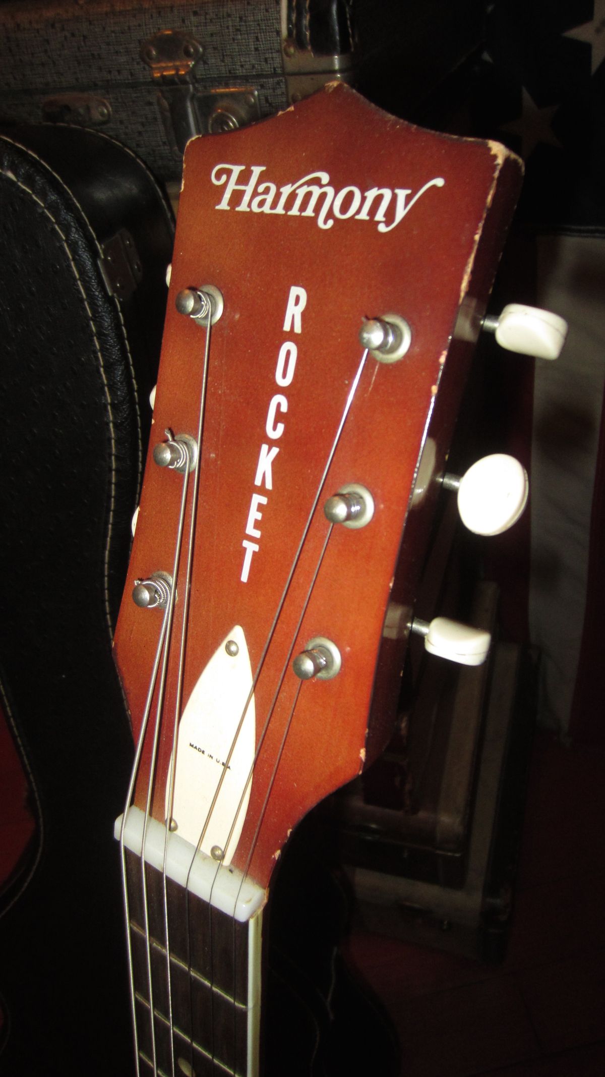 1967 Harmony Rocket Double Pickup H54 Sunburst > Guitars Archtop ...