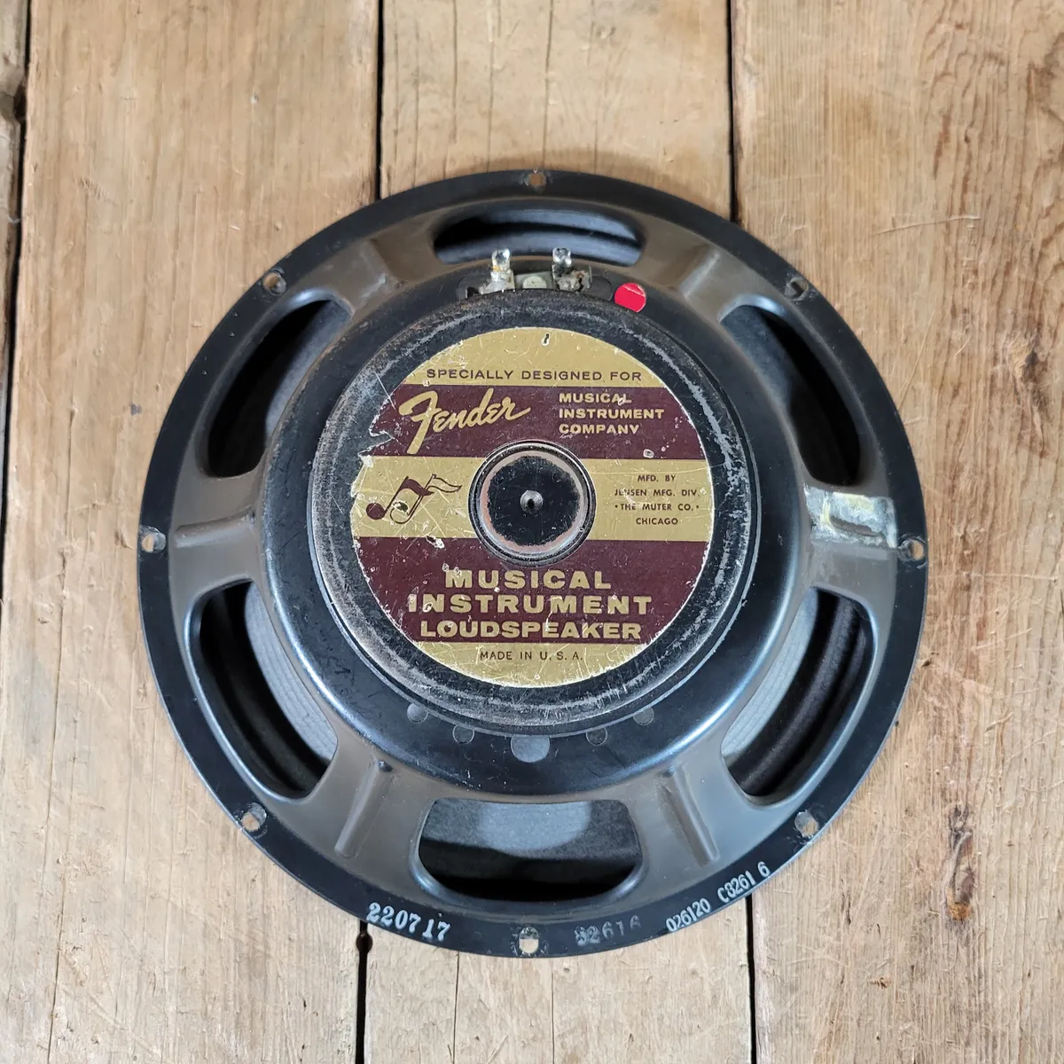 1967 Jensen Fender labeled C8261 6 12" 8 ohm > Amp Speakers | Mahar's ...