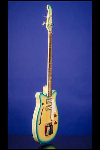 1967 Micro-Frets Rendezvous Bass (Style 1) Martian Blueburst > Guitars ...