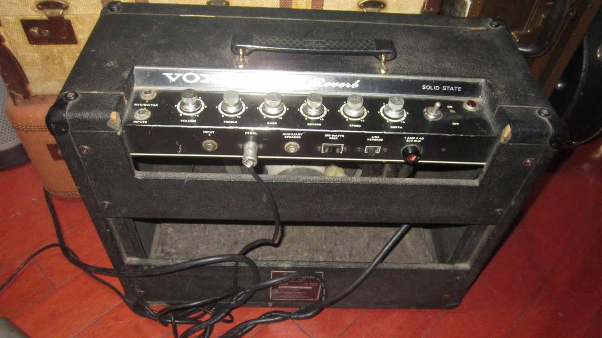 1967 VOX Cambridge Reverb w Footswitch Black > Amps & Preamps ...