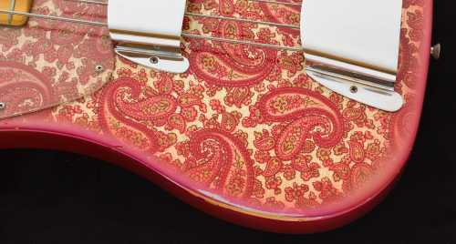 1968 Fender Telecaster Bass PAISLEY RED Paisley Red > Guitars Electric ...