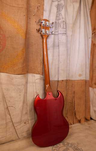 1968 Gibson Melody Maker Bass SG EB Sparkling Burgundy Metallic ...