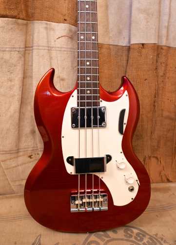 1968 Gibson Melody Maker Bass SG EB Sparkling Burgundy Metallic ...