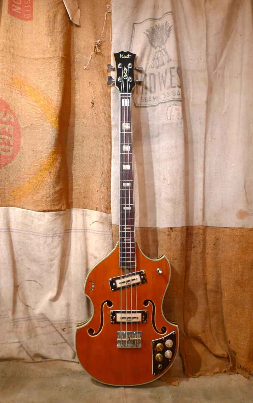 1968 KENT Violin Bass Guitar Natural > Guitars Bass | Southside Guitars