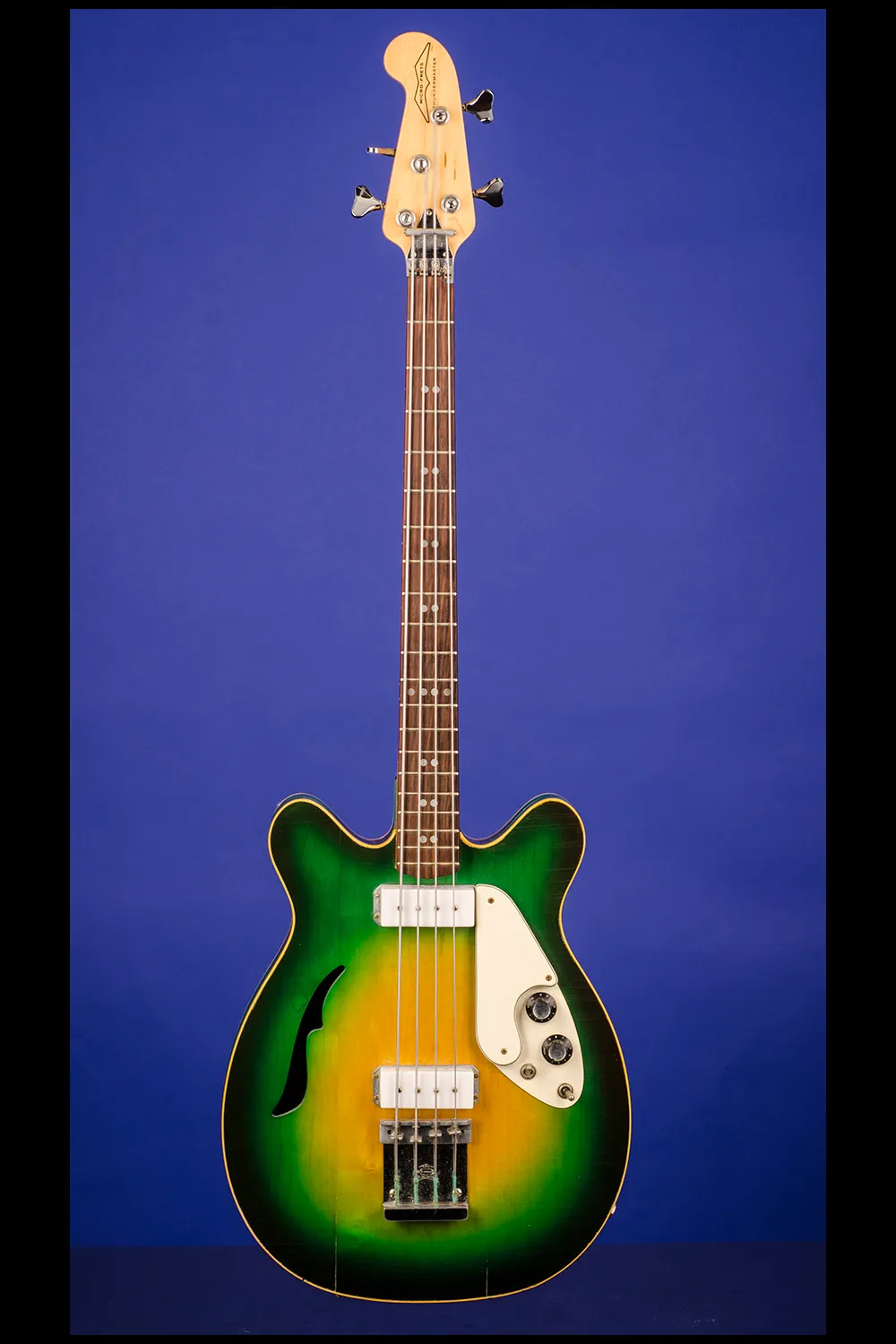1968 Micro-Frets Thundermaster Bass (Style 1) Martian Sunburst ...