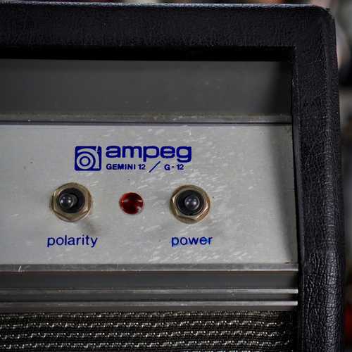 1969 Ampeg Gemini 12 G12 1x12 Combo Amp > Amps & Preamps | Mom and Dad ...