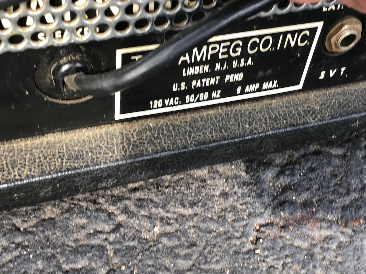 1969 Ampeg SVT Black > Bass Amps | Dayton Vintage Guitars And Amps