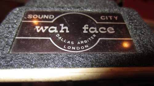 1969 Dallas Arbiter Sound City Wah Face Black > Effects | Rivington Guitars