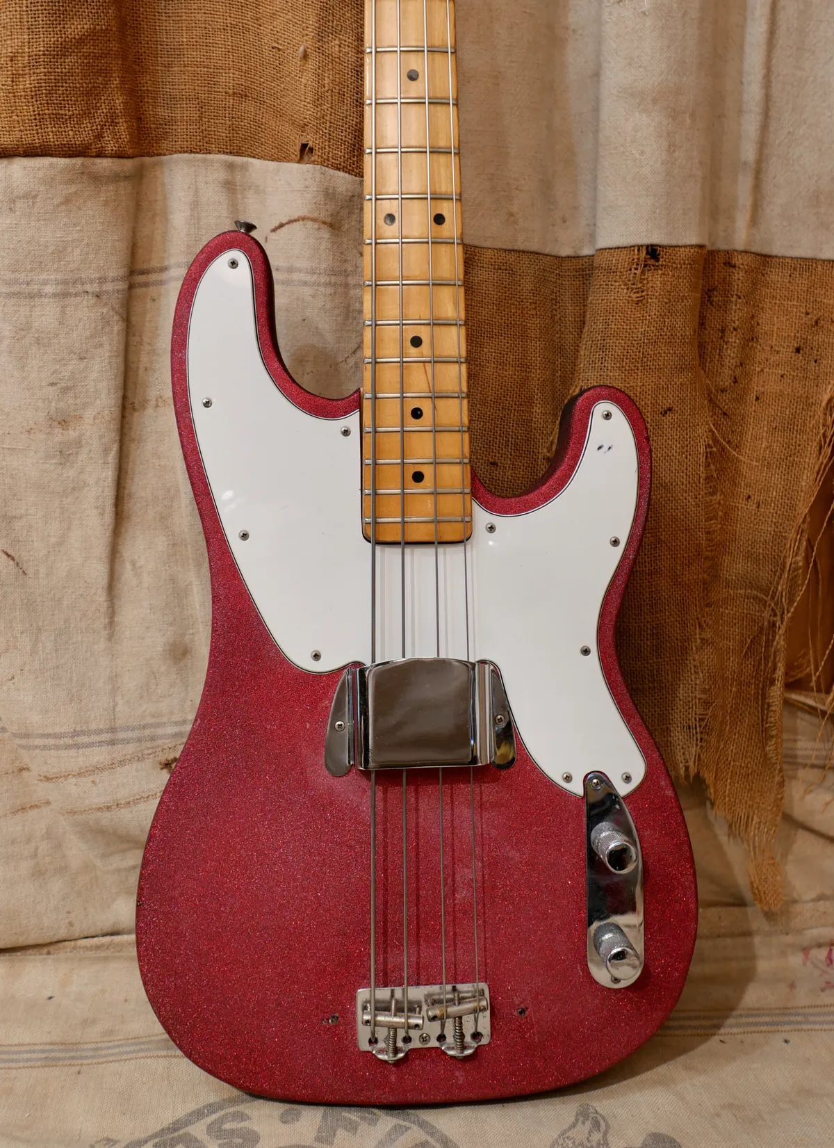1969 Fender Telecaster Bass Purple Sparkle - Refin > Guitars Bass ...