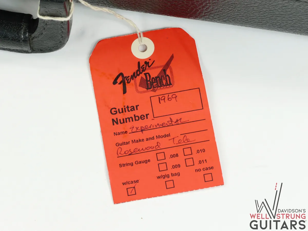 1969 Fender Telecaster “Rosewood” Prototype > Guitars Electric Solid ...