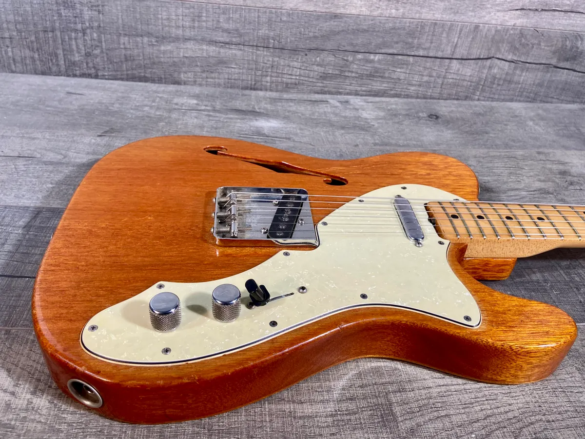 1969 Fender Telecaster Thinline Mahogany Body > Guitars Electric Solid ...