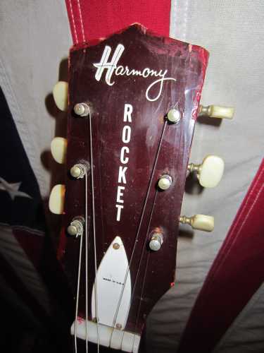 1969 Harmony Rocket Cherry Sunburst > Guitars Archtop Electric ...