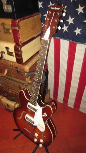 1969 Harmony Rocket Double Pickup H59 Sunburst > Guitars Archtop ...