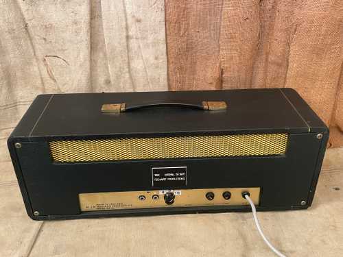 1969 Marshall Model 1986 50 Watt Bass Small Box Metal Face > Amps ...