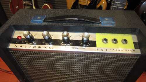 1969 National GA-97T Solid State Combo Amp w/ Tremolo Black > Amps ...