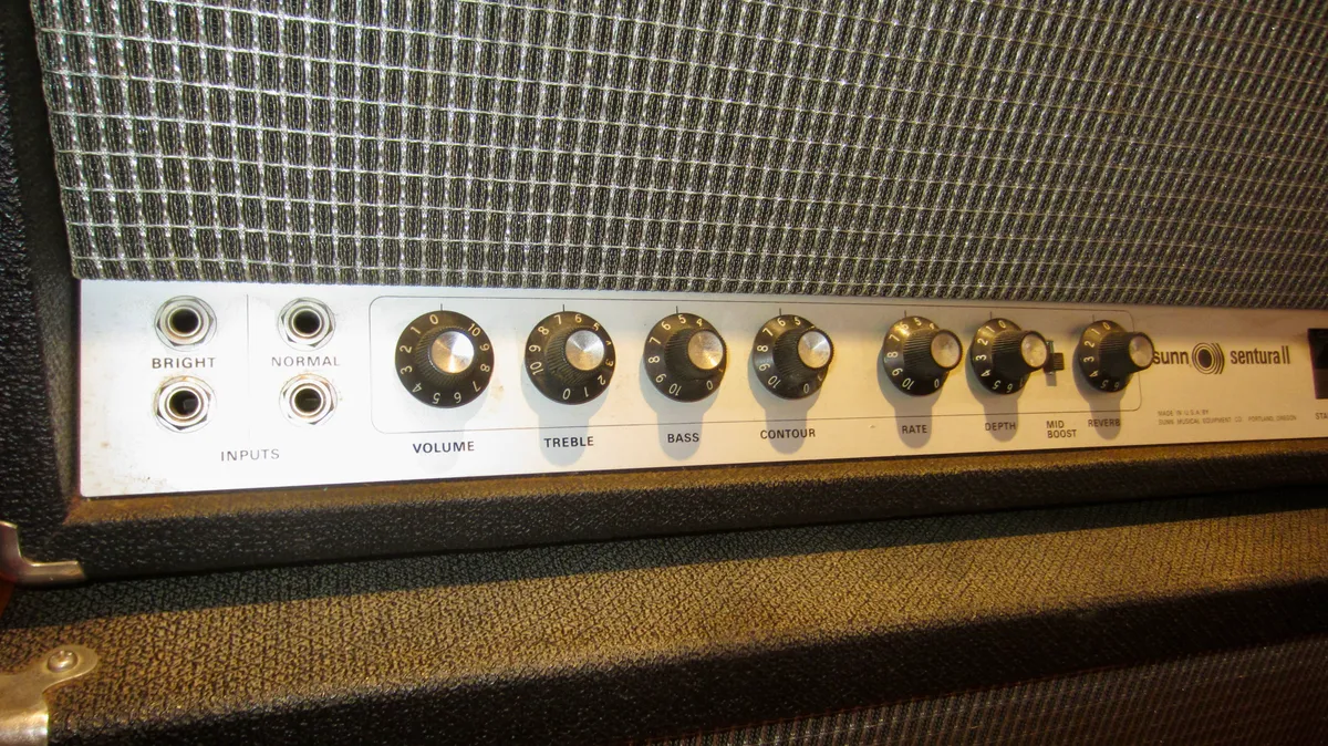 1969 SUNN Sentura II Black > Amps & Preamps | Rivington Guitars