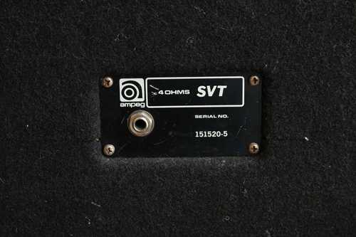 1970 Ampeg SVT 8X10 Black Carpet > Bass Speaker Cabinets | Rock n Roll ...
