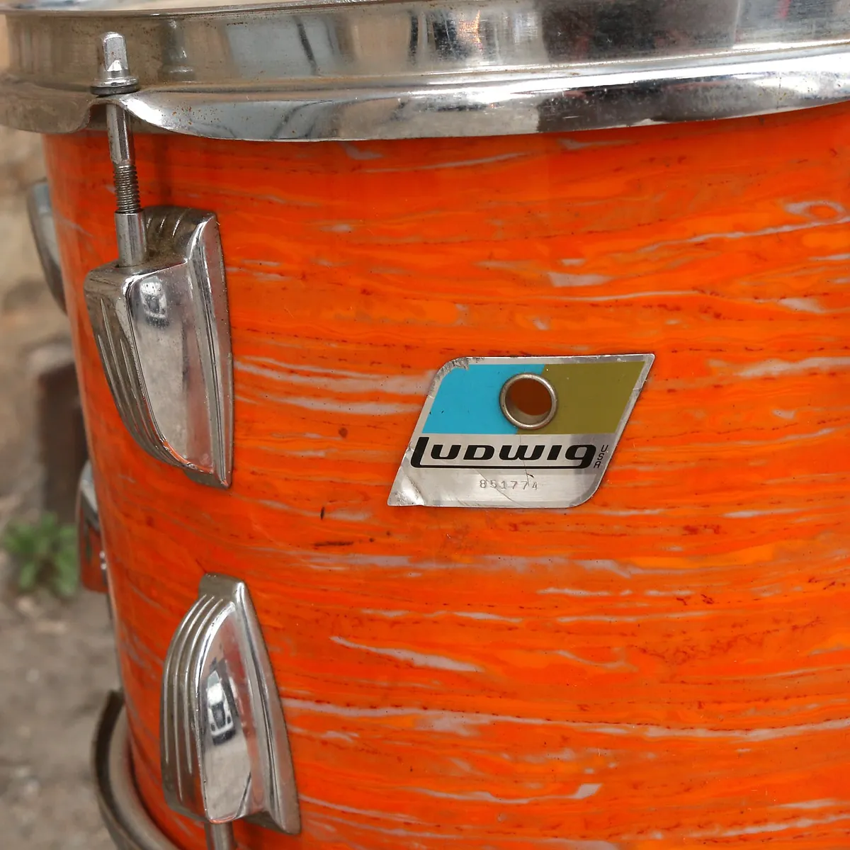 1970 Ludwig Custom order Mod Orange > Drums & Percussion | Rock n Roll ...
