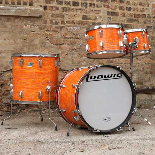 1970 Ludwig Custom order Mod Orange > Drums & Percussion | Rock n Roll ...