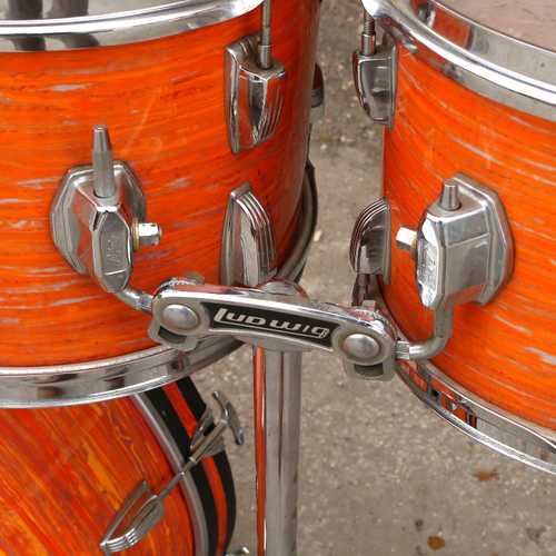 1970 Ludwig Custom order Mod Orange > Drums & Percussion | Rock n Roll ...