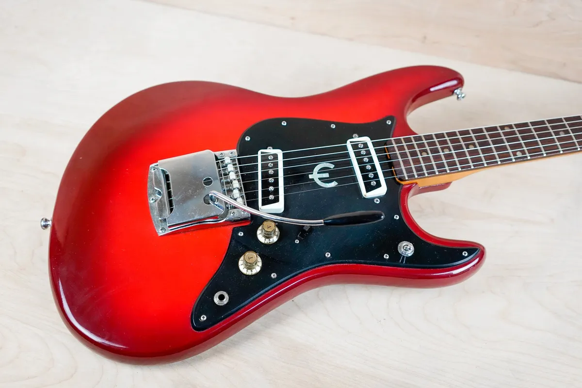 1971 Epiphone ET-270 (1802T) Cherry Red > Guitars Electric Solid Body ...