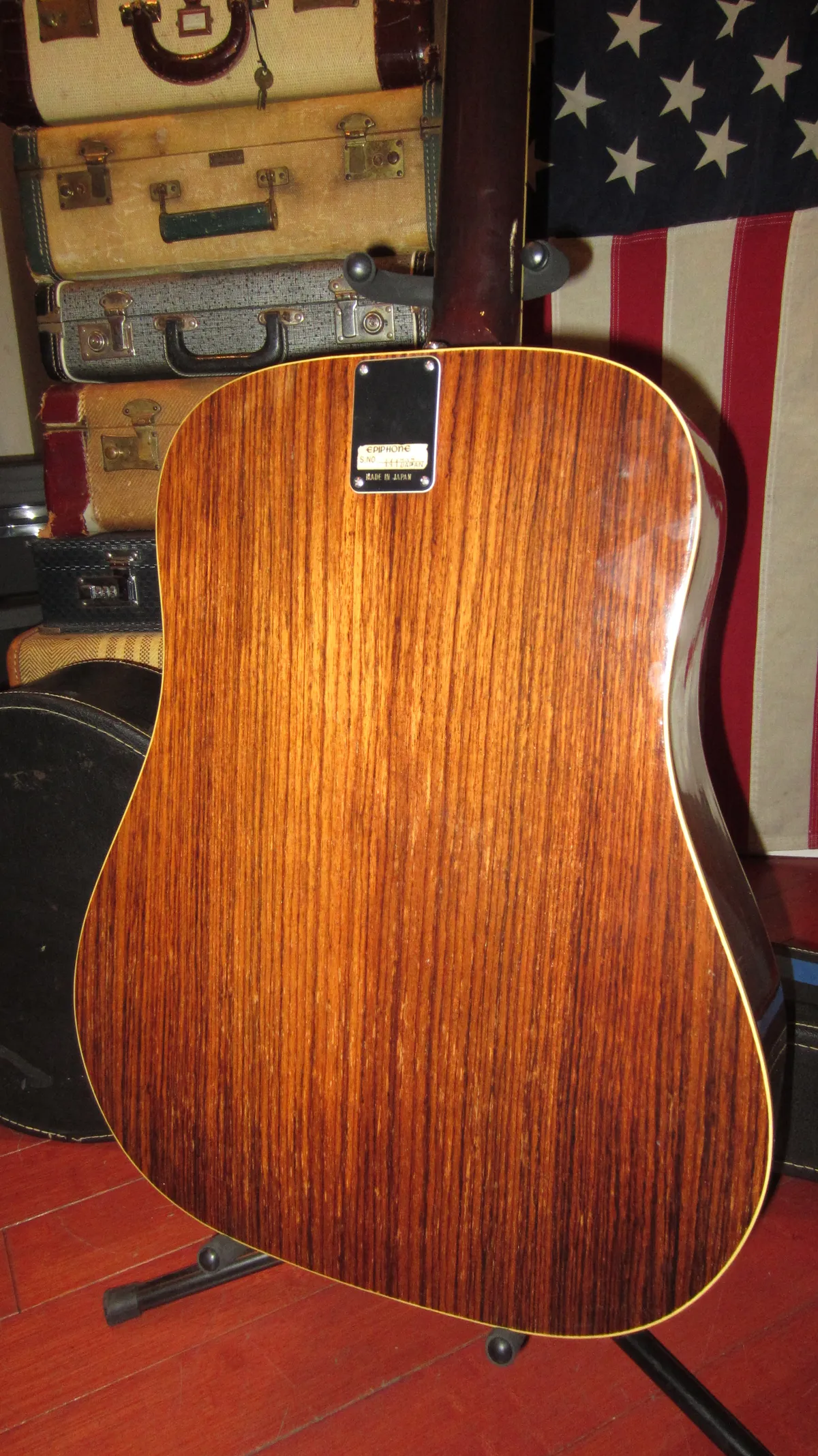 1971 Epiphone FT-150 Bard Dreadnought Acoustic Flattop Natural ...