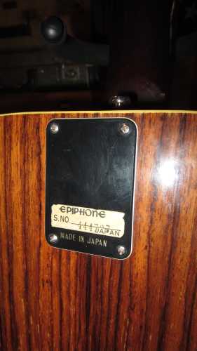 1971 Epiphone FT-150 Bard Dreadnought Acoustic Flattop Natural ...