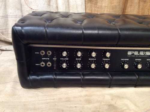 1971 Plush P1000S Tube Guitar Amp Black Tuck & Roll > Amps & Preamps ...