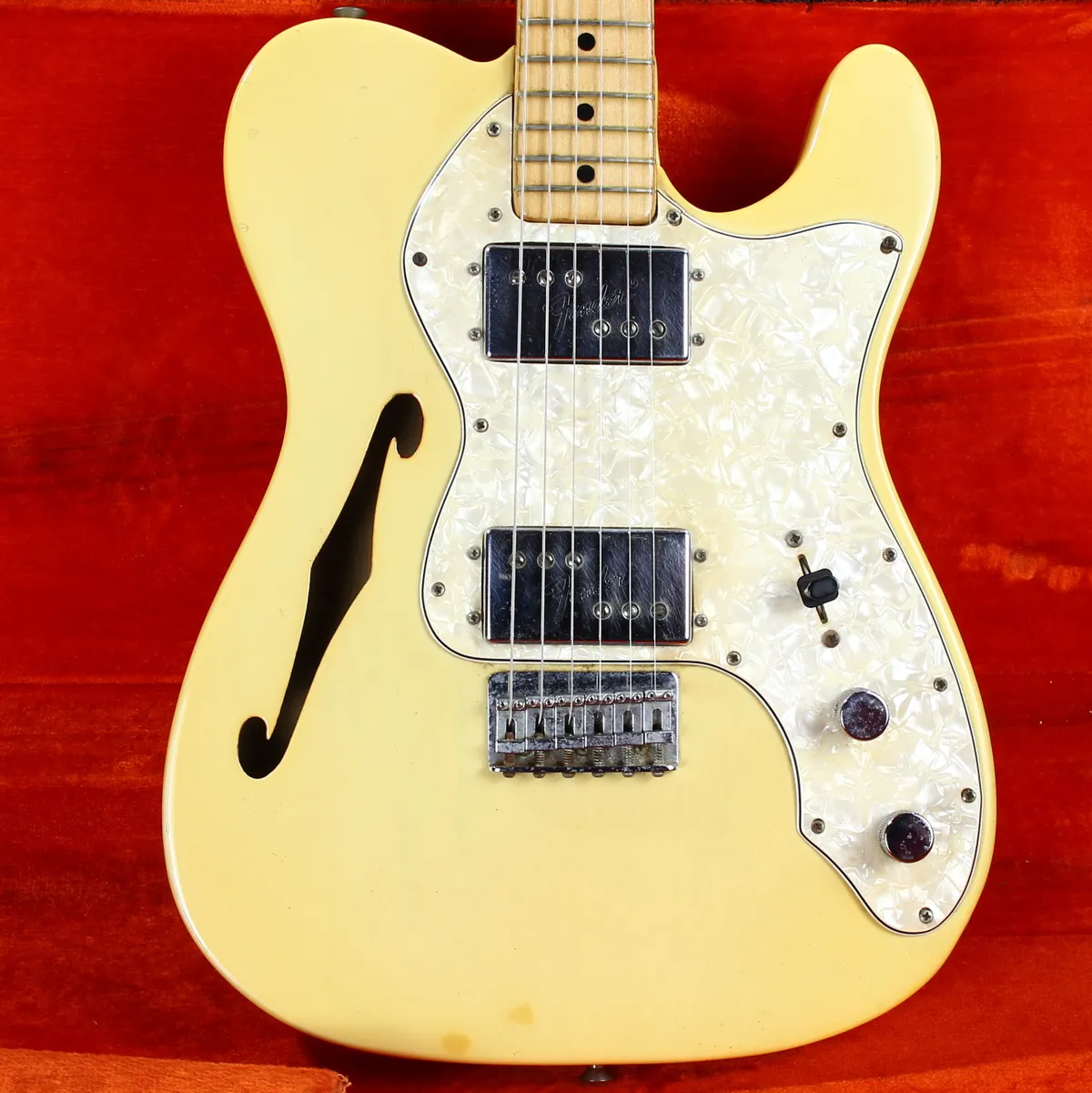 1972 Fender Telecaster Thinline See Through Blonde Finish - Series II ...