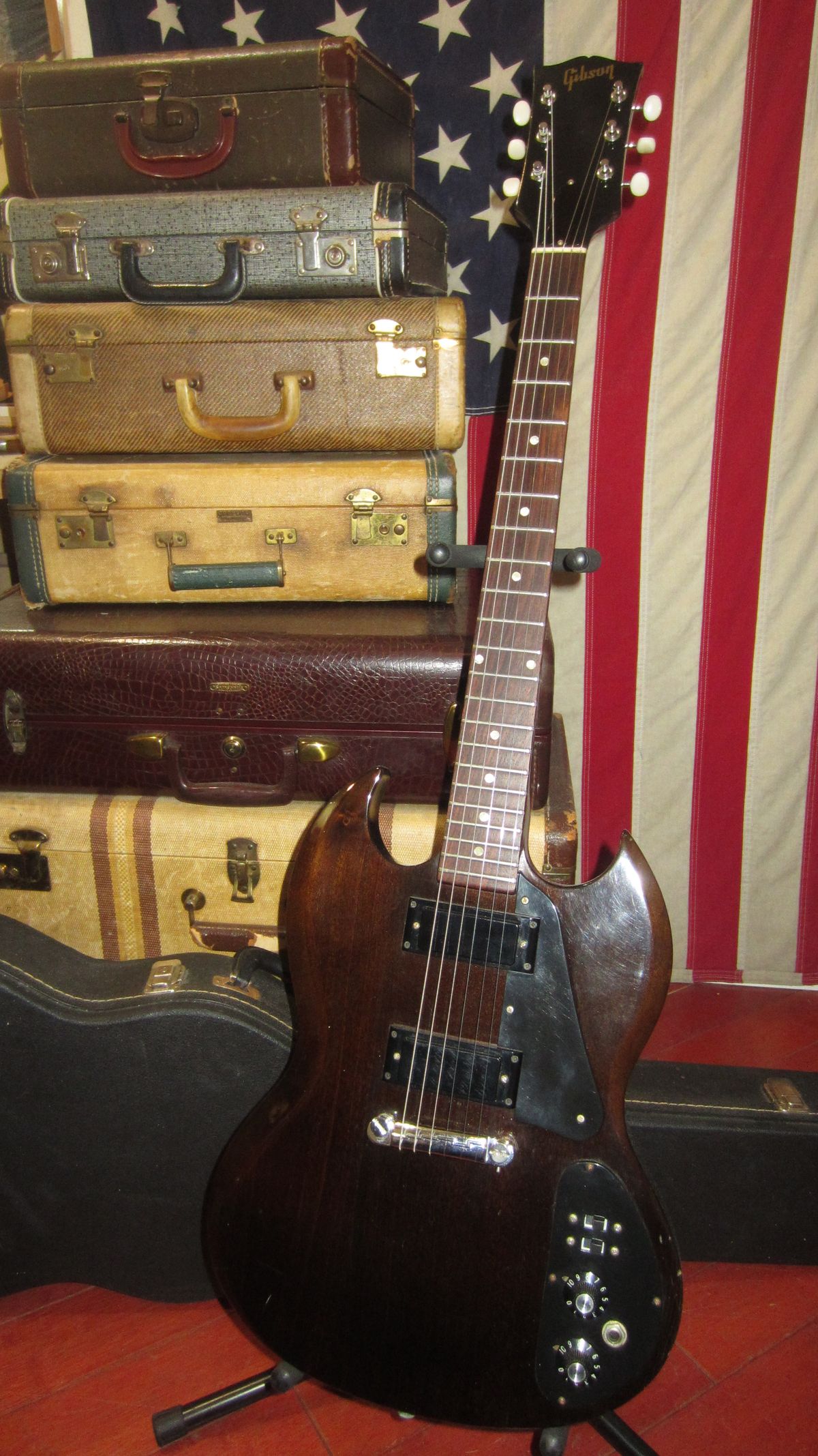 1972 Gibson SG II Walnut > Guitars Electric Solid Body | Rivington Guitars