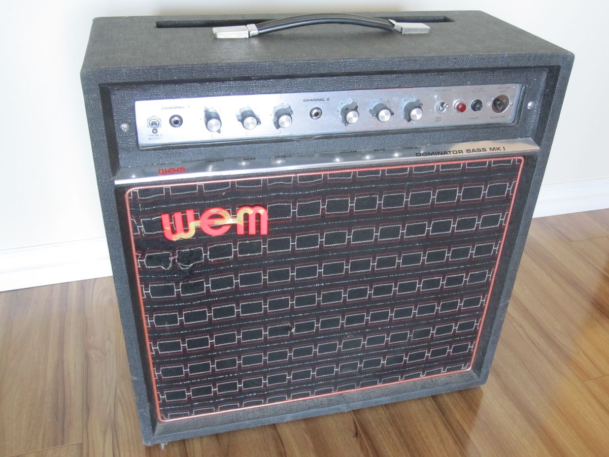 1972 Watkins WEM VINTAGE DOMINATOR 15w AMP > Amps & Preamps | Royal ...