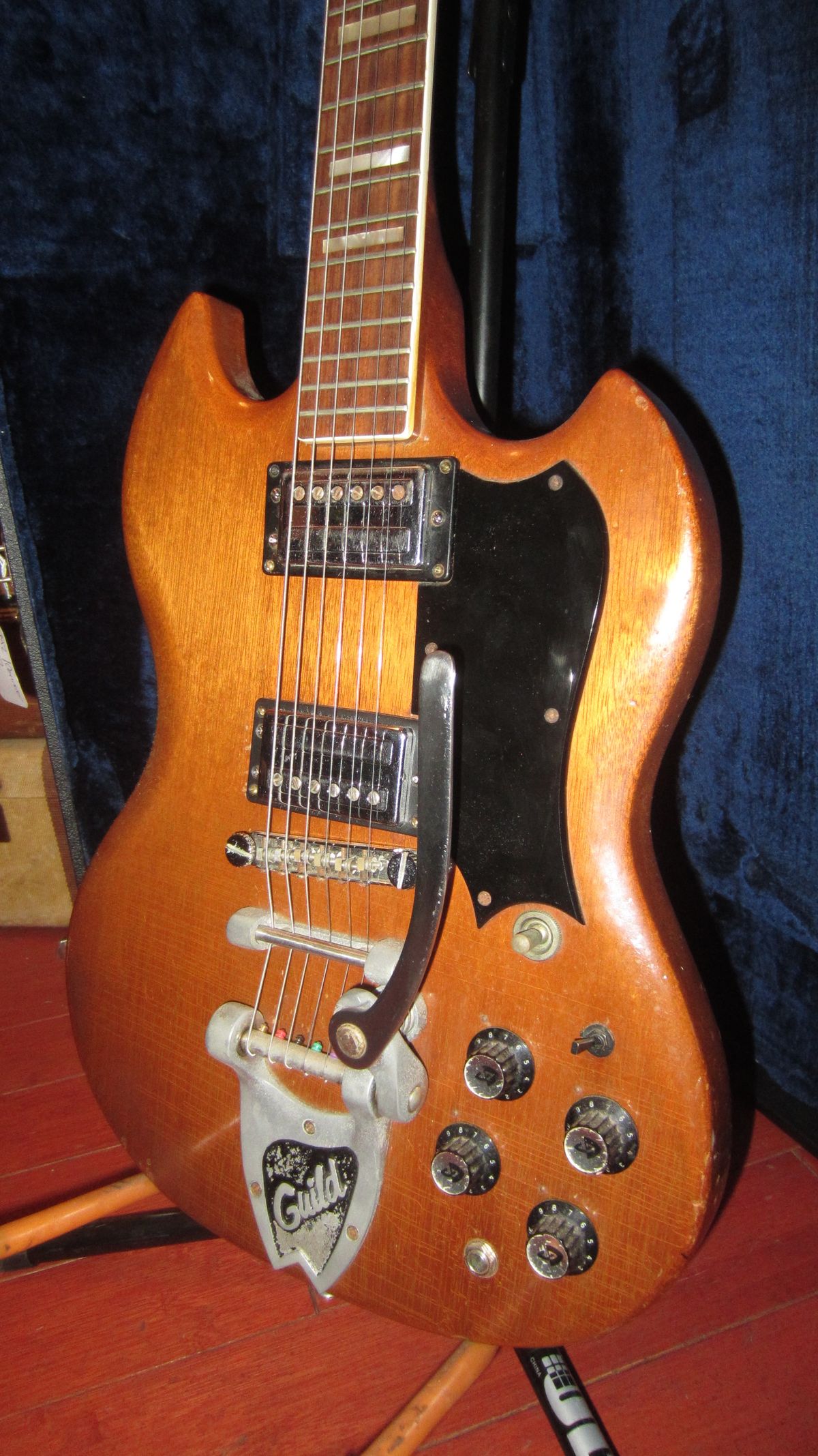 1973 GUILD S-100 Solidbody Electric Natural > Guitars Electric Solid ...