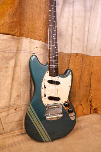 1974 Fender Mustang Competition Blue > Guitars Electric Solid Body ...