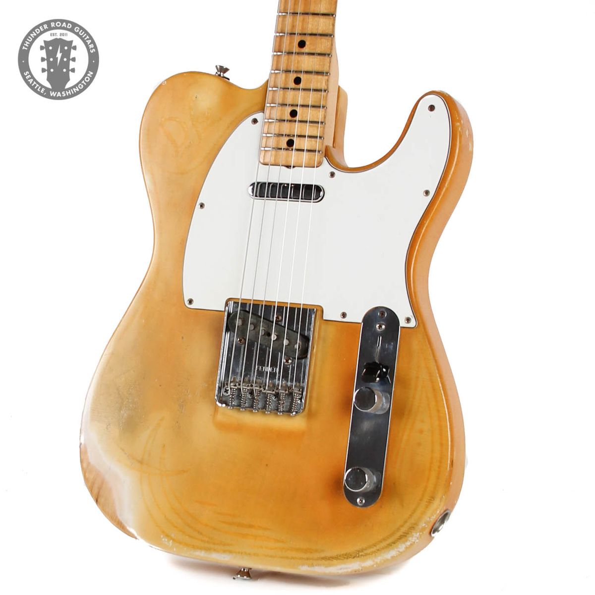 1975 Fender Telecaster Butterscotch Blonde > Guitars Electric Solid ...