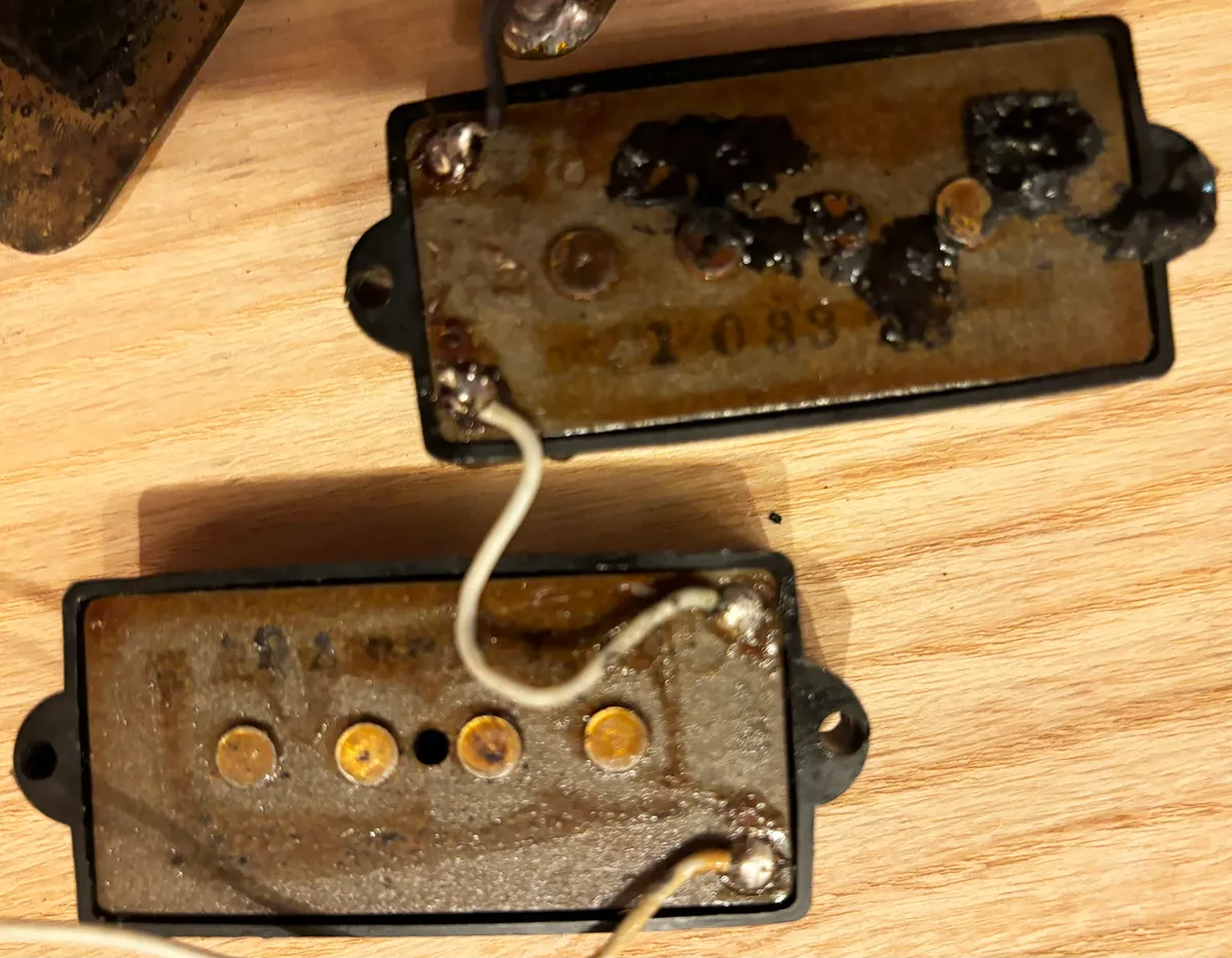 1976 Fender Precision Bass Pickup Set > Pickups | Imperial Guitar ...