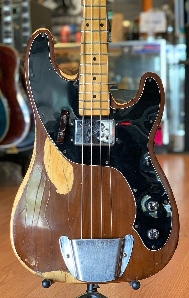 1977 Fender Telecaster bass mocha brown > Guitars Bass | Coleman Music