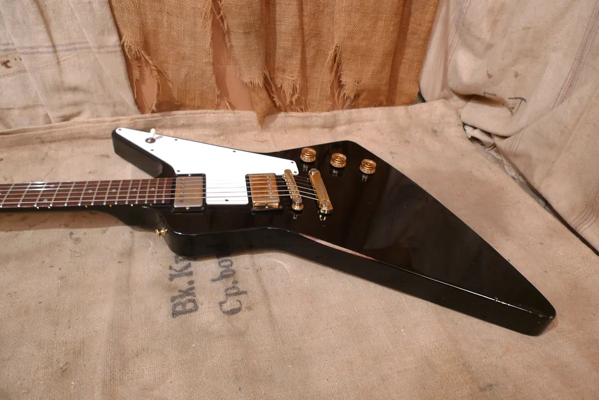 1977 Gibson Explorer Black > Guitars Electric Solid Body | Southside ...