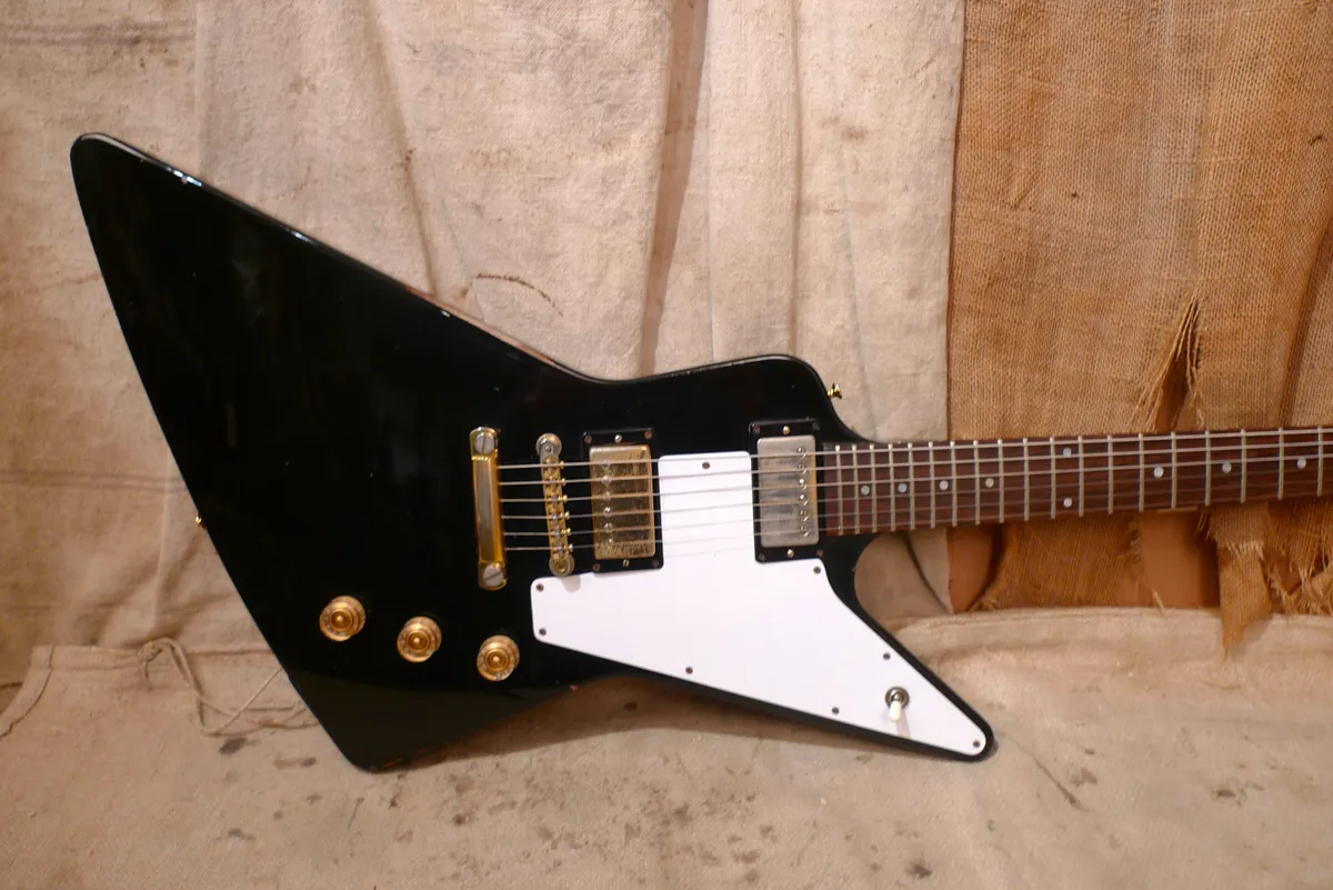 1977 Gibson Explorer Black > Guitars Electric Solid Body | Southside ...