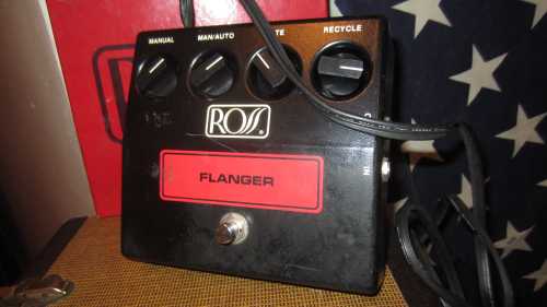 1977 Ross Flanger Black and Red > Effects | Rivington Guitars
